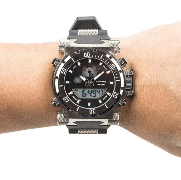 Infantry | Accessories | Mens Tactical Military Digital Analog Sports ...